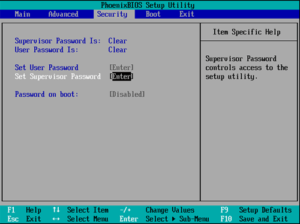 How to Set BIOS Password to Your Computer