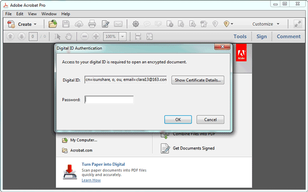How to Encrypt PDF Document through Certificate How to Encrypt PDF Document through Certificate
