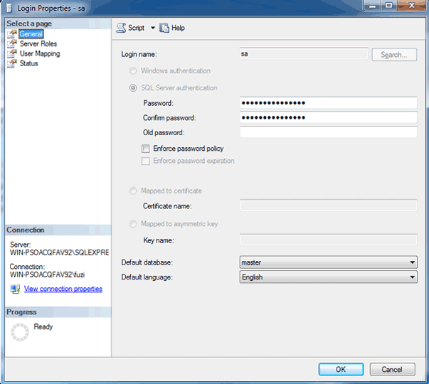 Retrieve Lost SA Password in SQL Server 2008 R2 Retrieve Lost SA Password in SQL Server 2008 R2