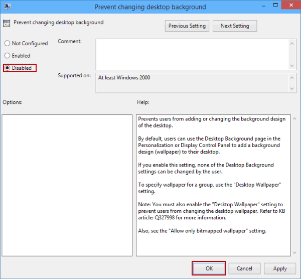 Change Desktop Background on Windows 10