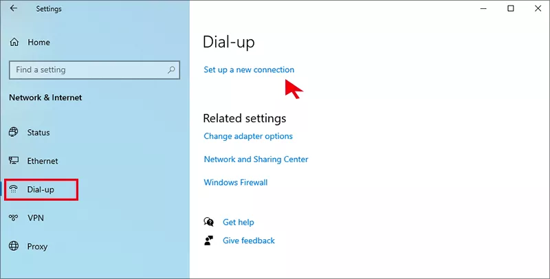 How to Setup Internet Connection on Windows 10